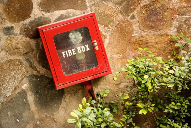 Fire box stock image. Image of fireman, wall, hydrant - 52278371