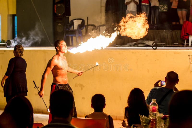 Fire Breathing Man