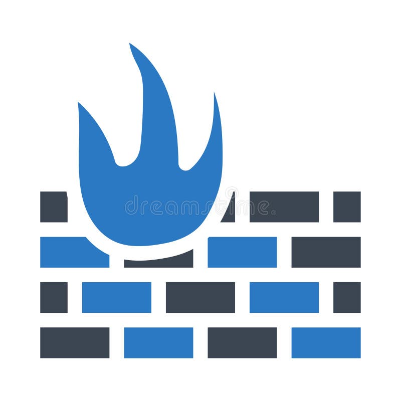 Fire Brick Logo Icon Design Stock Vector - Illustration of fire ...