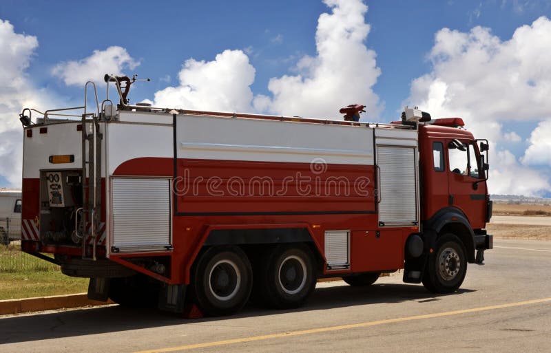 Fire Brigade car stock photo. Image of danger, rescue - 16611710