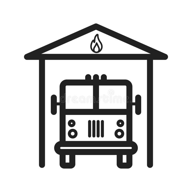 Fire Brigade stock vector. Illustration of station, help - 82104001