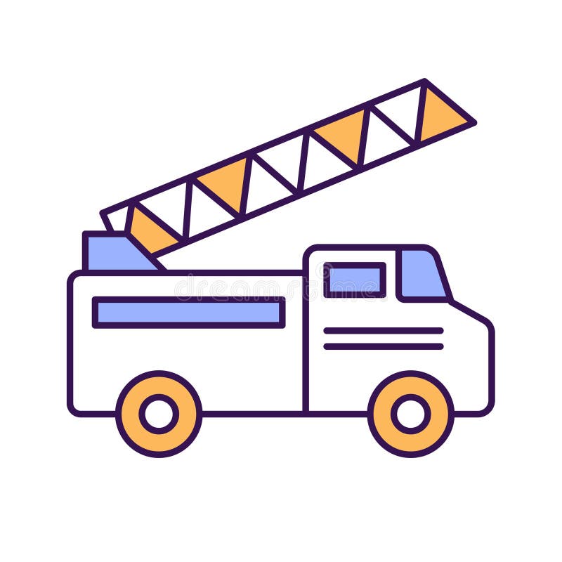 Fire Brigade Vector Icon Easily Modify. Stock Vector - Illustration of ...