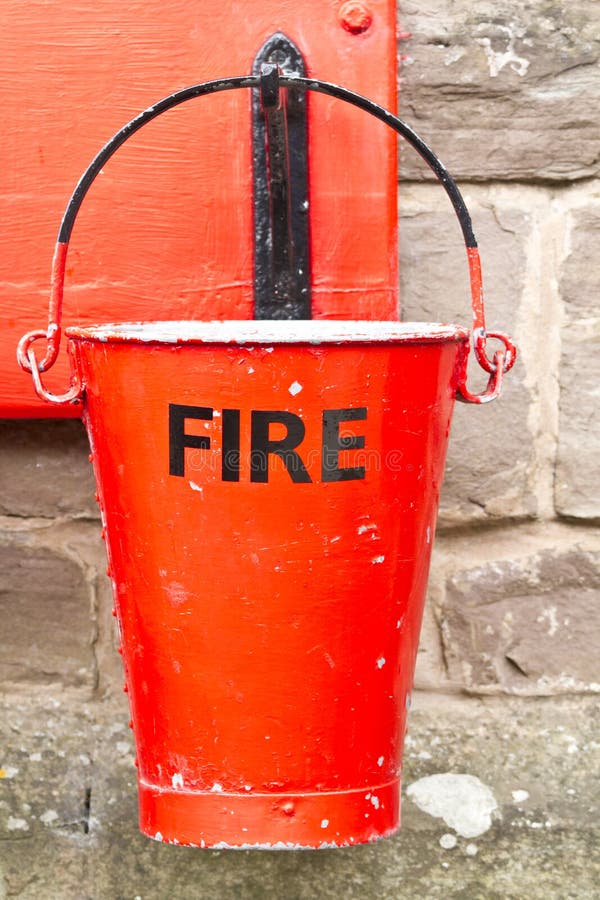 Fire Bucket stock photo. Image of danger, extinguish - 21813078