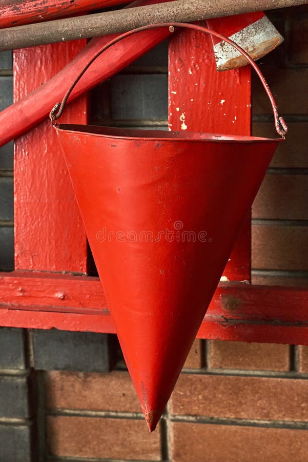 Fire bucket stock image. Image of nostalgic, metal, fightingfire ...