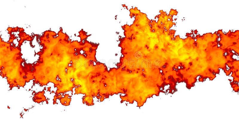 Fire Burning Banner with Flames Overlay Pattern on Transparent ...