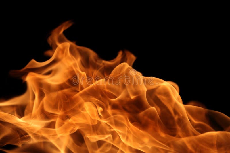 Fire Burning on Dark Background for Abstract Flame Texture and Graphic ...