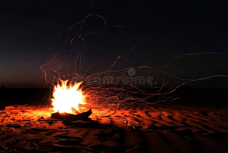 Burning Desert stock image. Image of trail, climate, summer - 5723895