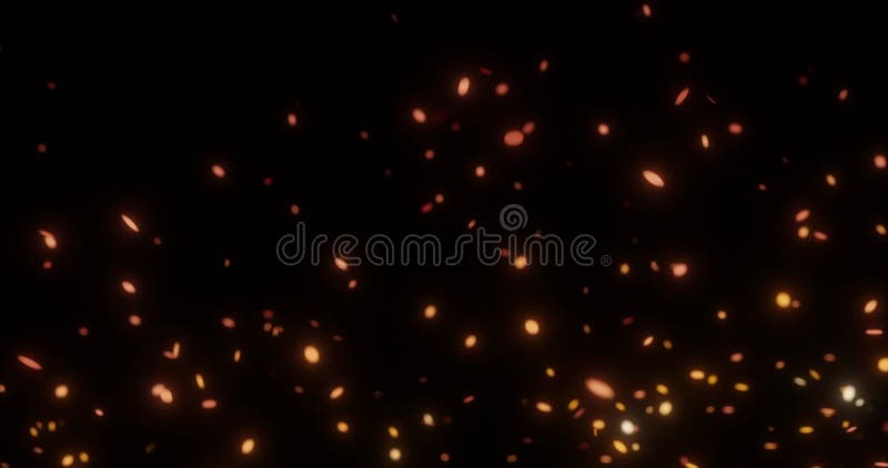 Fire Burning Embers Ash Particles Stock Video - Video of heat, loop ...