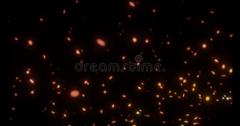 Fire Burning Embers Ash Particles Stock Video - Video of dust, burn ...