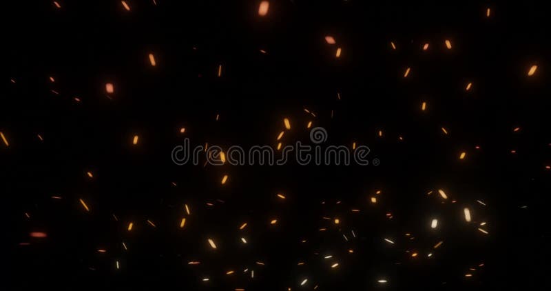 Fire Burning Embers Ash Particles Stock Video - Video of dust, burn ...