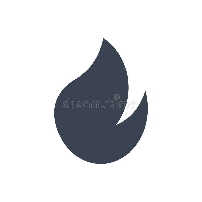 Fire burning icon stock vector. Illustration of burning - 174679018