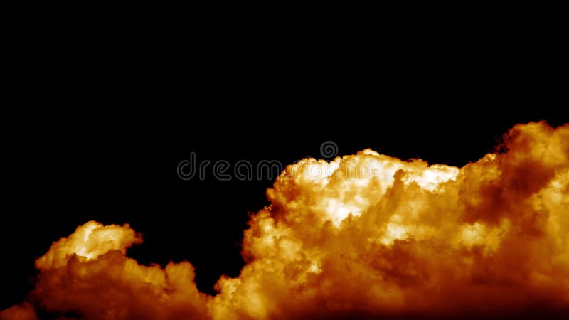 Fire Burning Like Hell Armageddon Clouds on Sky Stock Video - Video of ...
