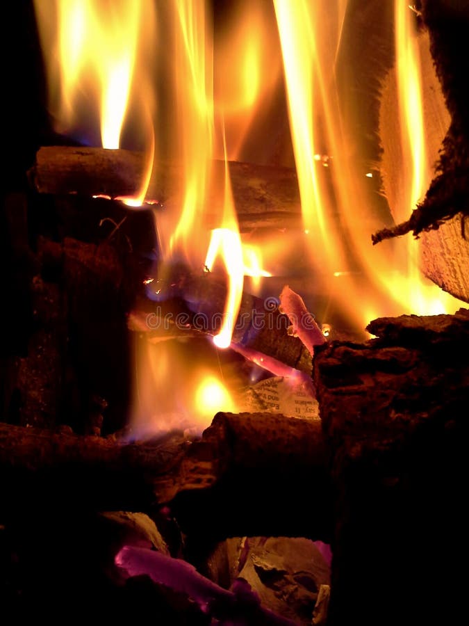 Burning newspaper stock photo. Image of heat, fire, dark - 4817960