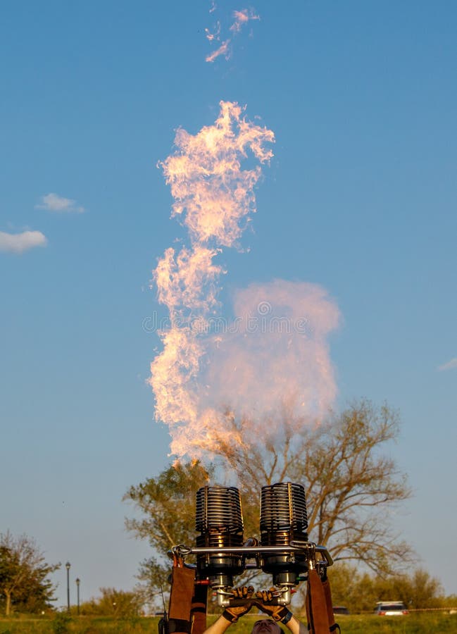 A Fire is Burning in the Sky Above a Tree Stock Image - Image of carbon ...