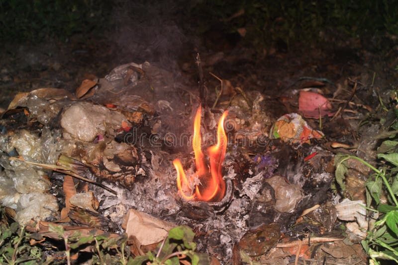 Fire that Burns As it Burns Stock Image - Image of trash, burns: 275304759