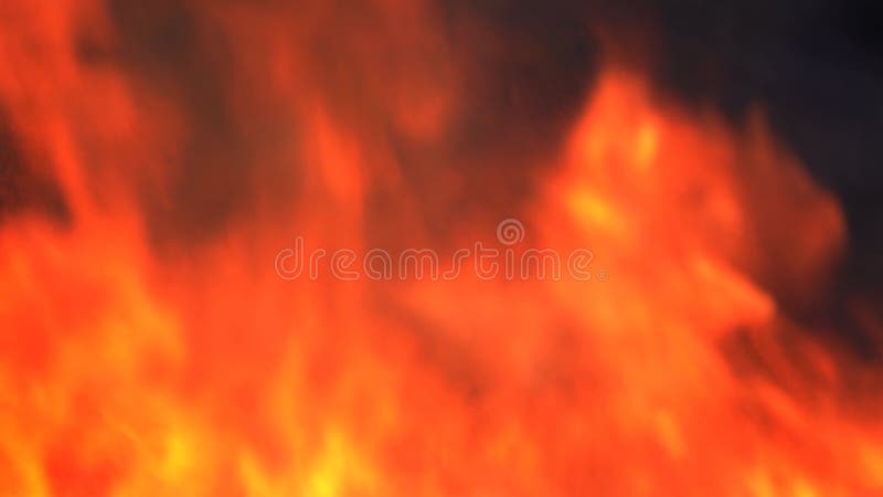 Fire Burns Continuously, As the Spark from the Fire Shows. for Flame ...