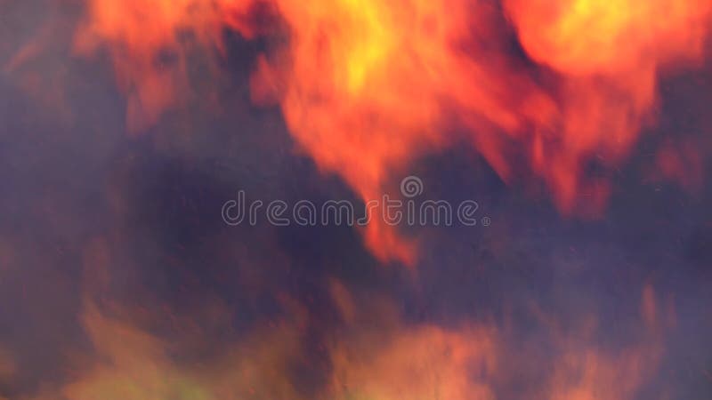 Fire Burns Continuously, As the Spark from the Fire Shows. for Flame ...