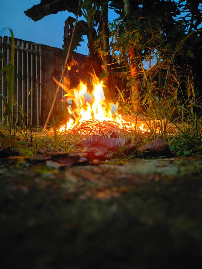 Fire Burns Like a Troubled Soul Stock Image - Image of like, stirring ...