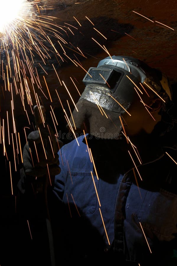 Fire burst stock image. Image of work, male, welder, energy - 5125671