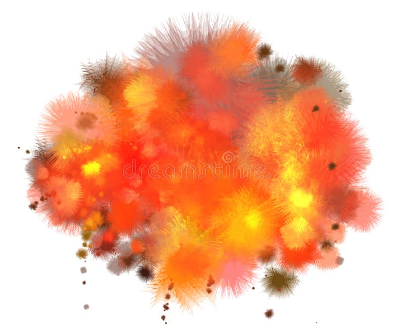 Fire burst. stock illustration. Illustration of decorative - 77385110