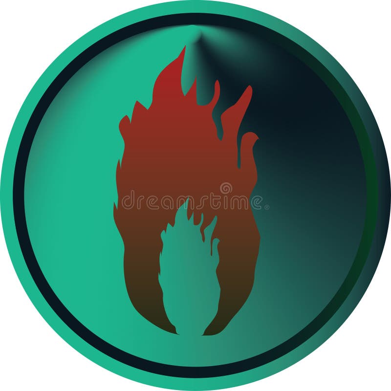 Fire button stock vector. Illustration of safety, industrial - 4769507
