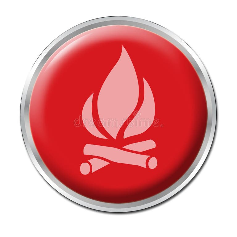 Button Fire Isolated Stock Illustrations – 41,045 Button Fire Isolated ...