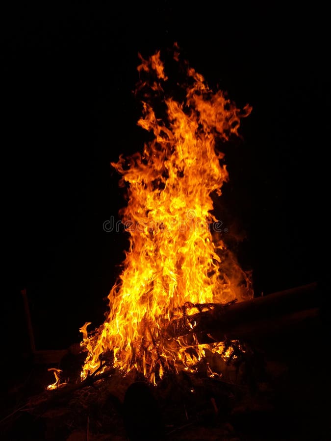 Fire stock photo. Image of bright, fire, campfire - 118145642