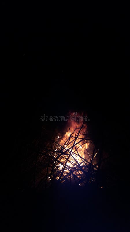 Fire editorial stock image. Image of campfire, empty - 96047214