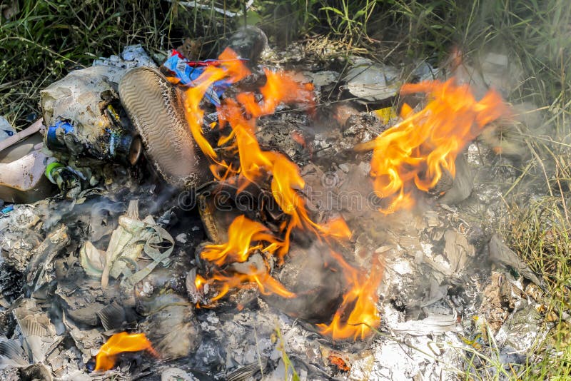 Fire Burn out stock image. Image of cane, campfire, grass - 104965125