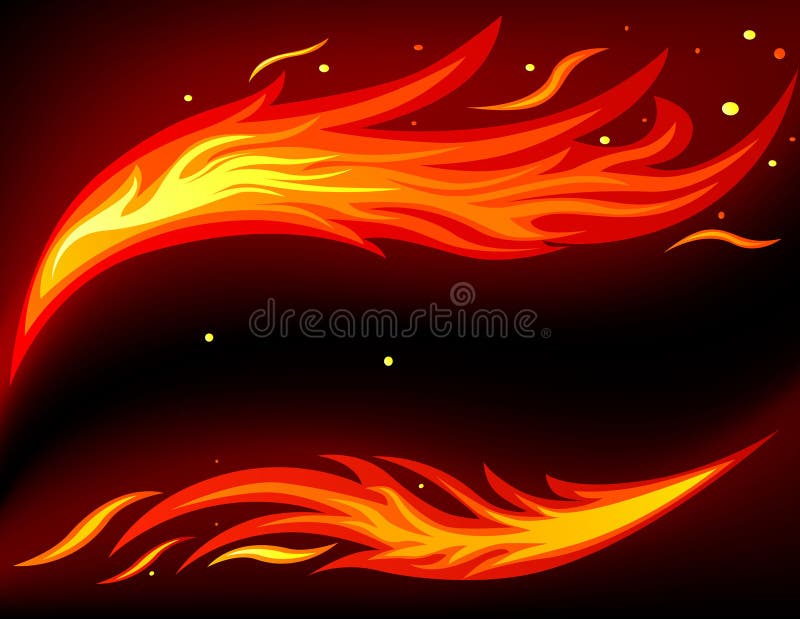 Fire frame stock vector. Illustration of marketing, card - 20085459