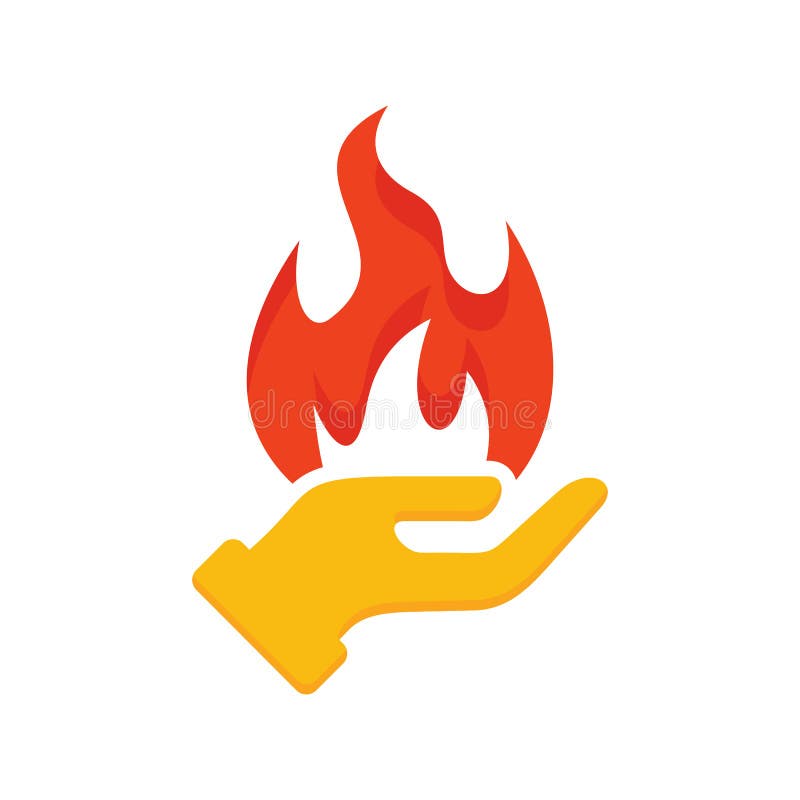 Fire People Icon Logo Design Element Stock Vector - Illustration of ...
