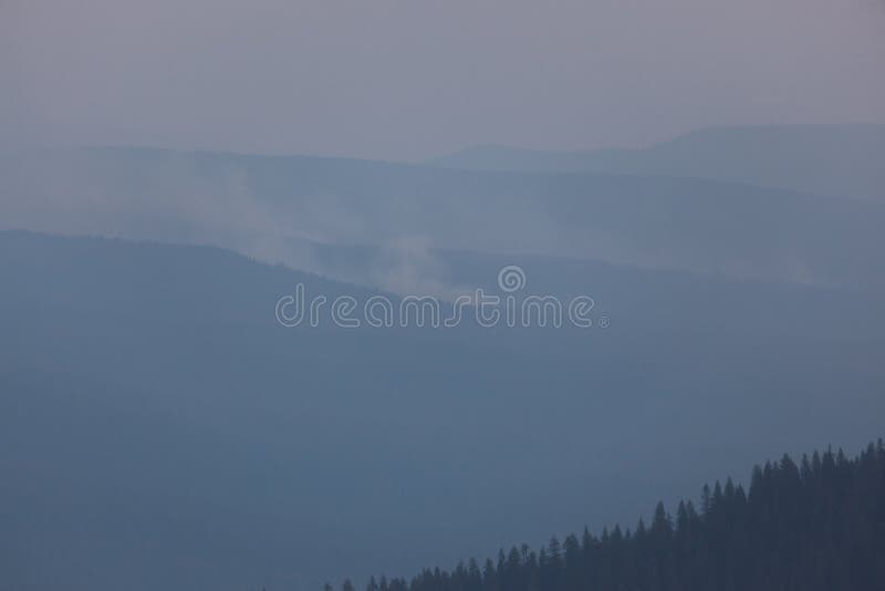 790 Fire in the Cascade Mountains Stock Photo - Image of mountain ...