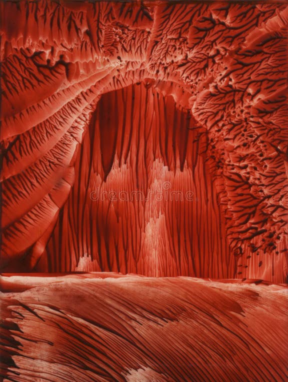 Fire Cavern stock photo. Image of fire, stalactites, magic - 9837884