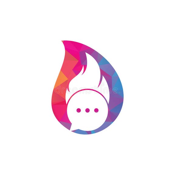 Fire Chat Logo Stock Illustrations – 450 Fire Chat Logo Stock ...