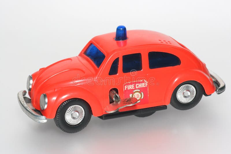 Fire Chief Toy Car VW Beetle #2 Stock Image - Image of classic, playing ...