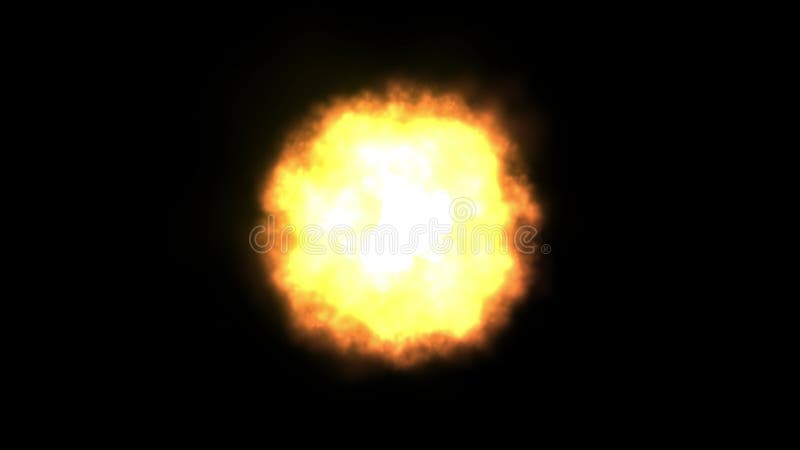 Fire Circle Motion Graphics with Plain Black Background Stock Footage ...