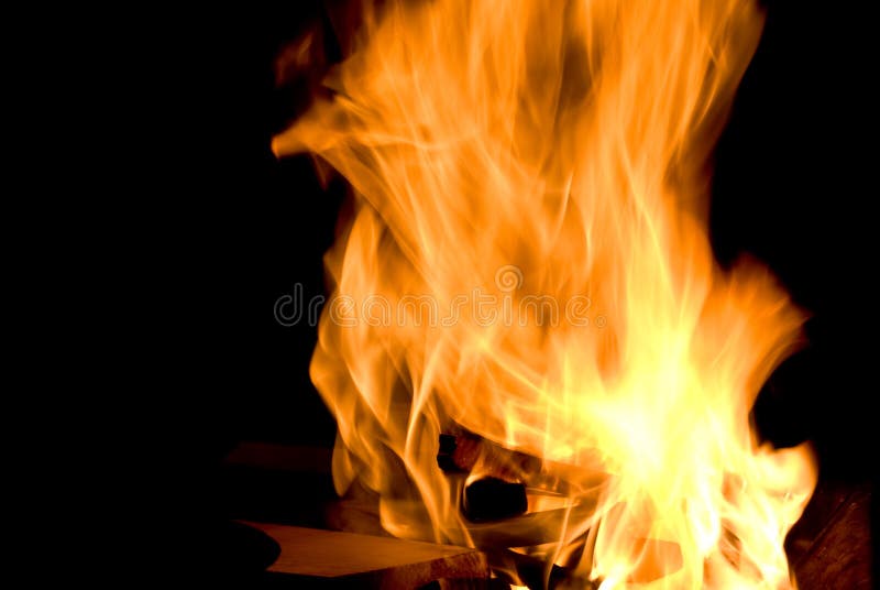 Fire Close-up Picture. Image: 8483092