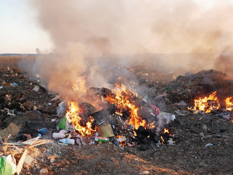 Burning Garbage Dump. Burning Garbage. Concern for the Environment ...