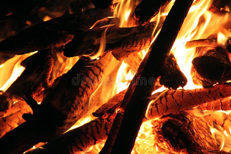 Charred and fire seven stock photo. Image of fire, smoulder - 127818080