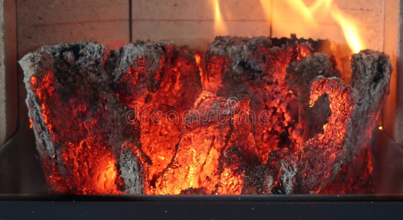 Fire stock image. Image of fireplace, warm, burn, closeup - 218014835