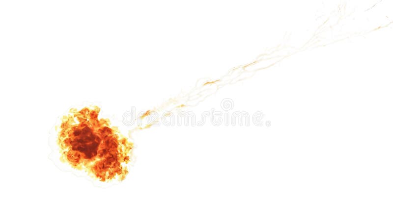 Fire Cloud Explosion Flashes and Smoke, Stock Illustration ...