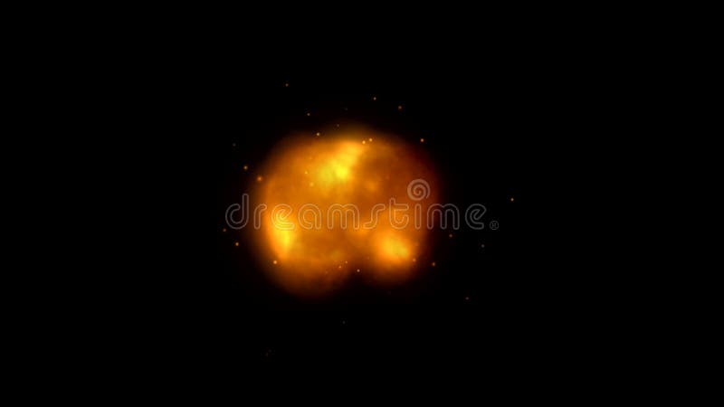 Fire Cloud Flame Animation Graphic Element. Alpha Channel Included ...