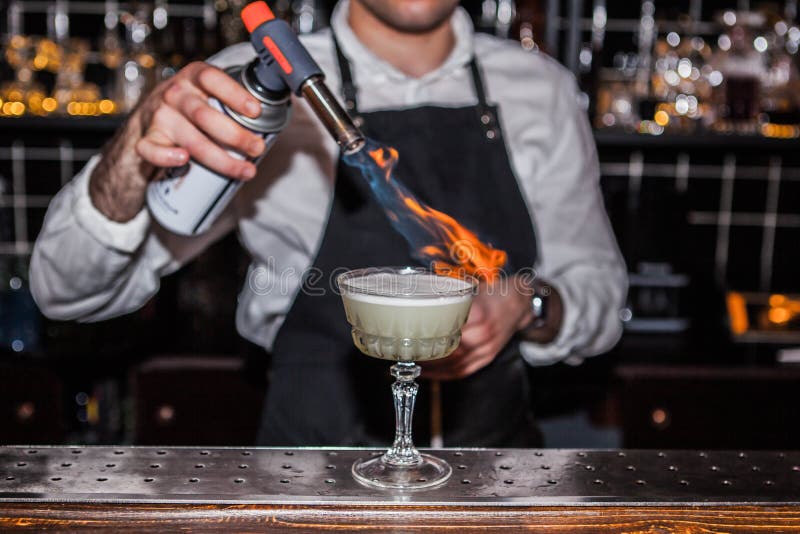 Fire cocktail stock image. Image of celebrate, party - 97692517