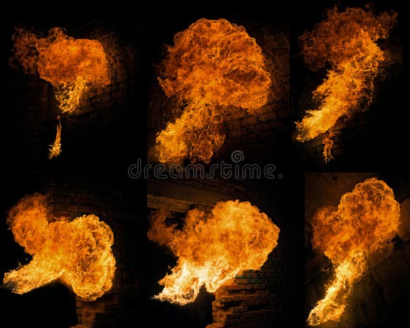 Fire collage stock image. Image of burnt, bright, wall - 33247551