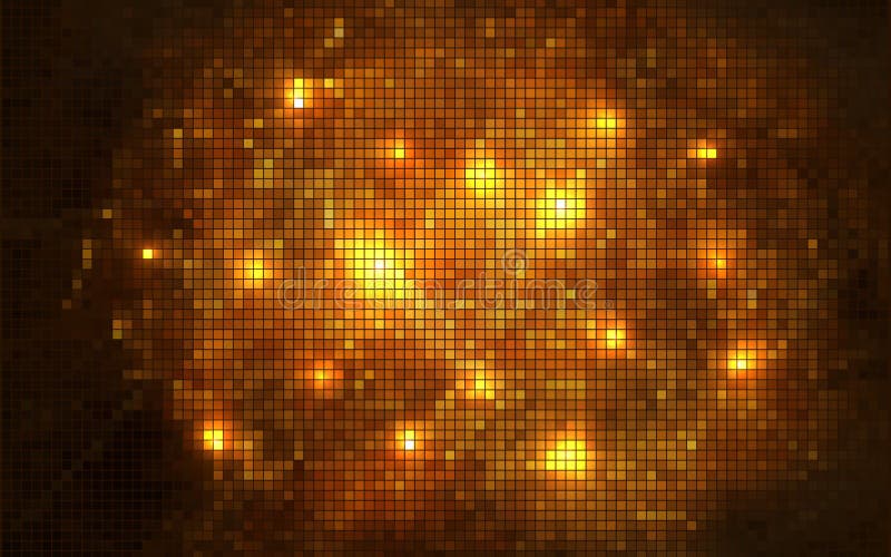 Golden cubes wall stock illustration. Illustration of decorative - 30844501