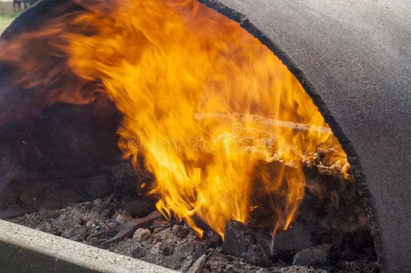 Fire stock image. Image of danger, fiery, forestfire - 122297269