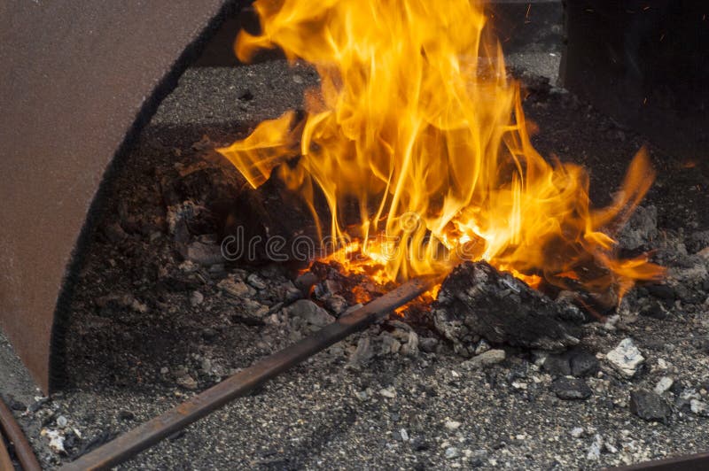 Fire stock photo. Image of ignite, black, flammable - 122297328