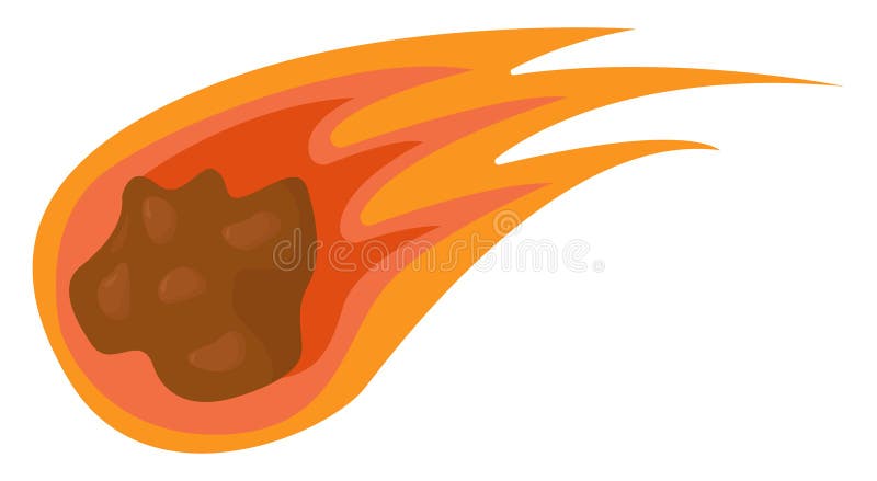 Fire Comet ,illustration,vector Stock Vector - Illustration of fireball ...