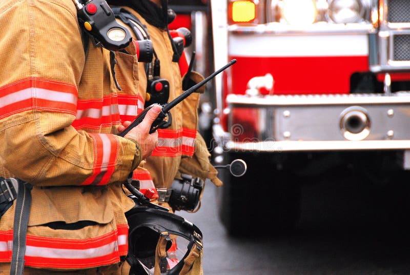Fire command stock image. Image of scba, turnouts, officer - 41595181