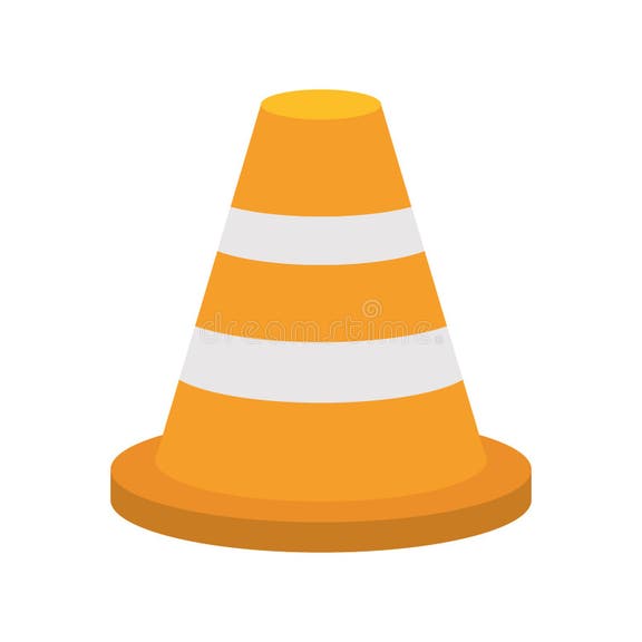 Fire cone flat style icon stock vector. Illustration of cone - 163836898